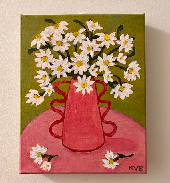 Kerry Van Beuge - Quirky Daisies – The Pink Gallery - Cherie Brown